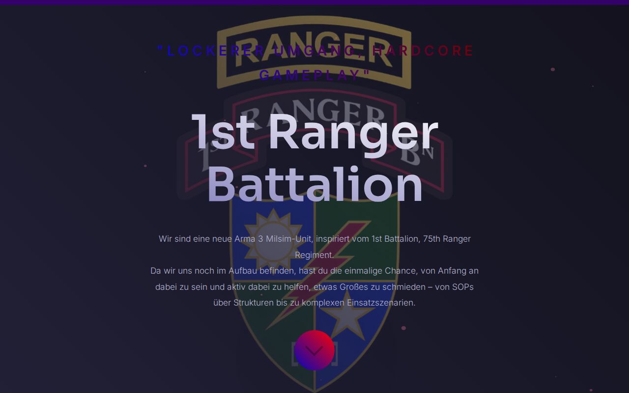 1st Ranger Battalion, 75th Ranger Regiment Deutsch ArmA 3 Milsim